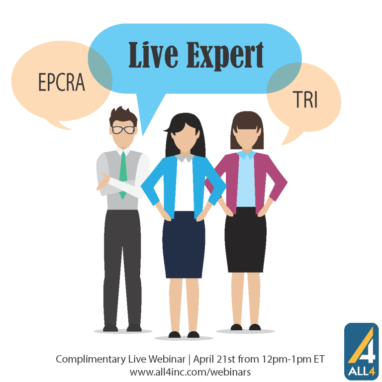 Live Expert: EPCRA Part 2 – TRI Reporting - ALL4