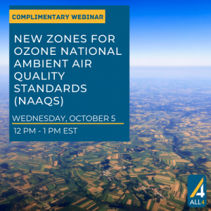 Webinar - New Zones For Ozone National Ambient Air Quality Standards ...