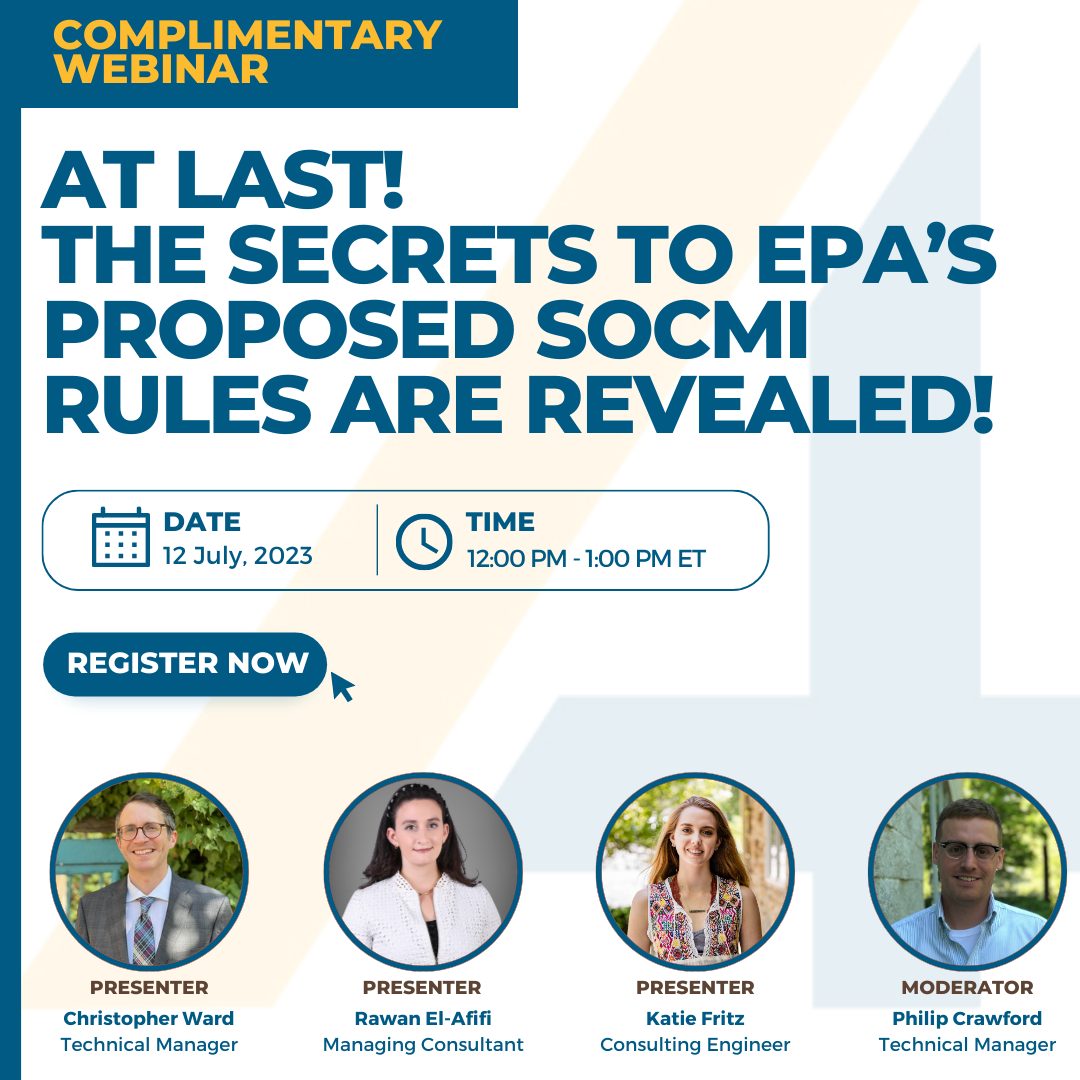 At Last! The Secrets to EPA’s Proposed SOCMI Rules Are Revealed! - ALL4
