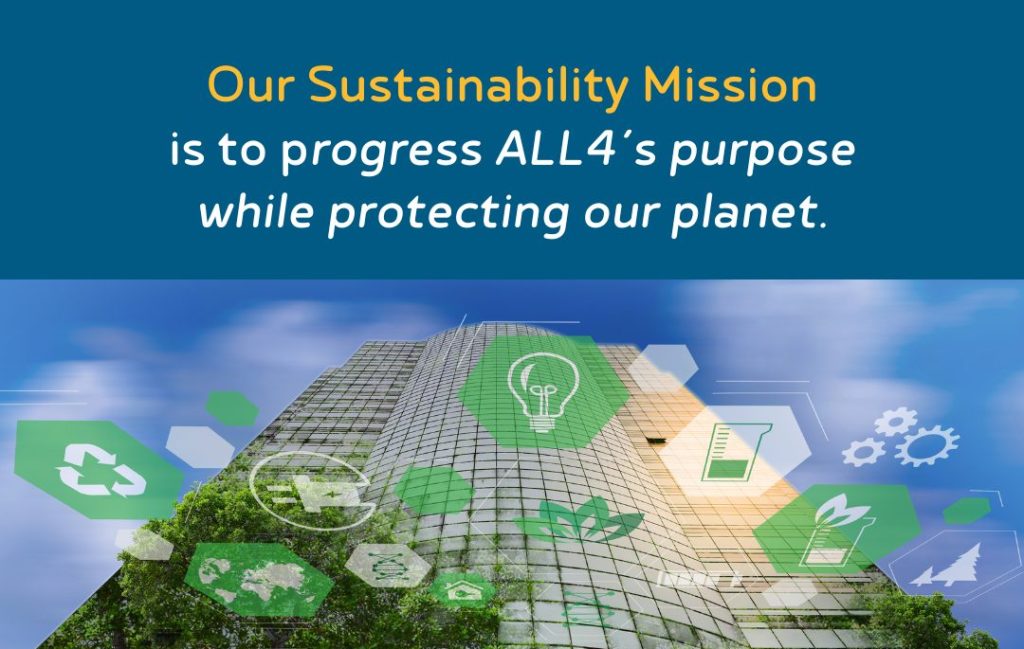 Sustainability at ALL4 - ALL4