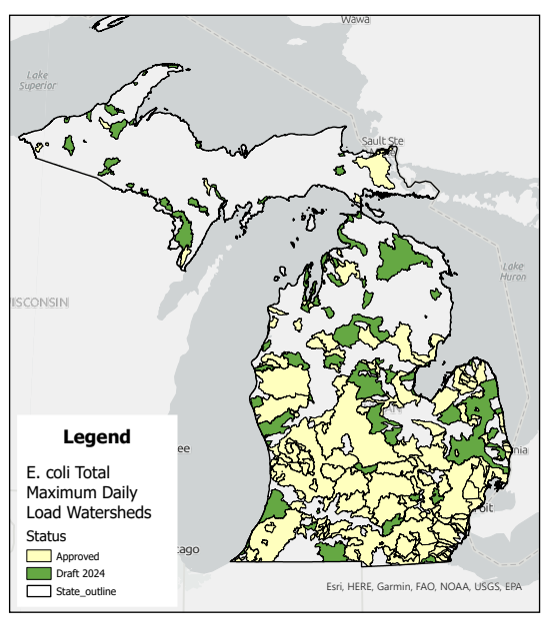 Michigan E. coli TMDL Expanding in 2024 - ALL4