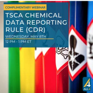 TSCA Chemical Data Reporting Rule (CDR) - ALL4