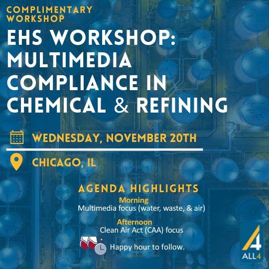 EHS Workshop: Multimedia Compliance in Chemical & Refining - ALL4
